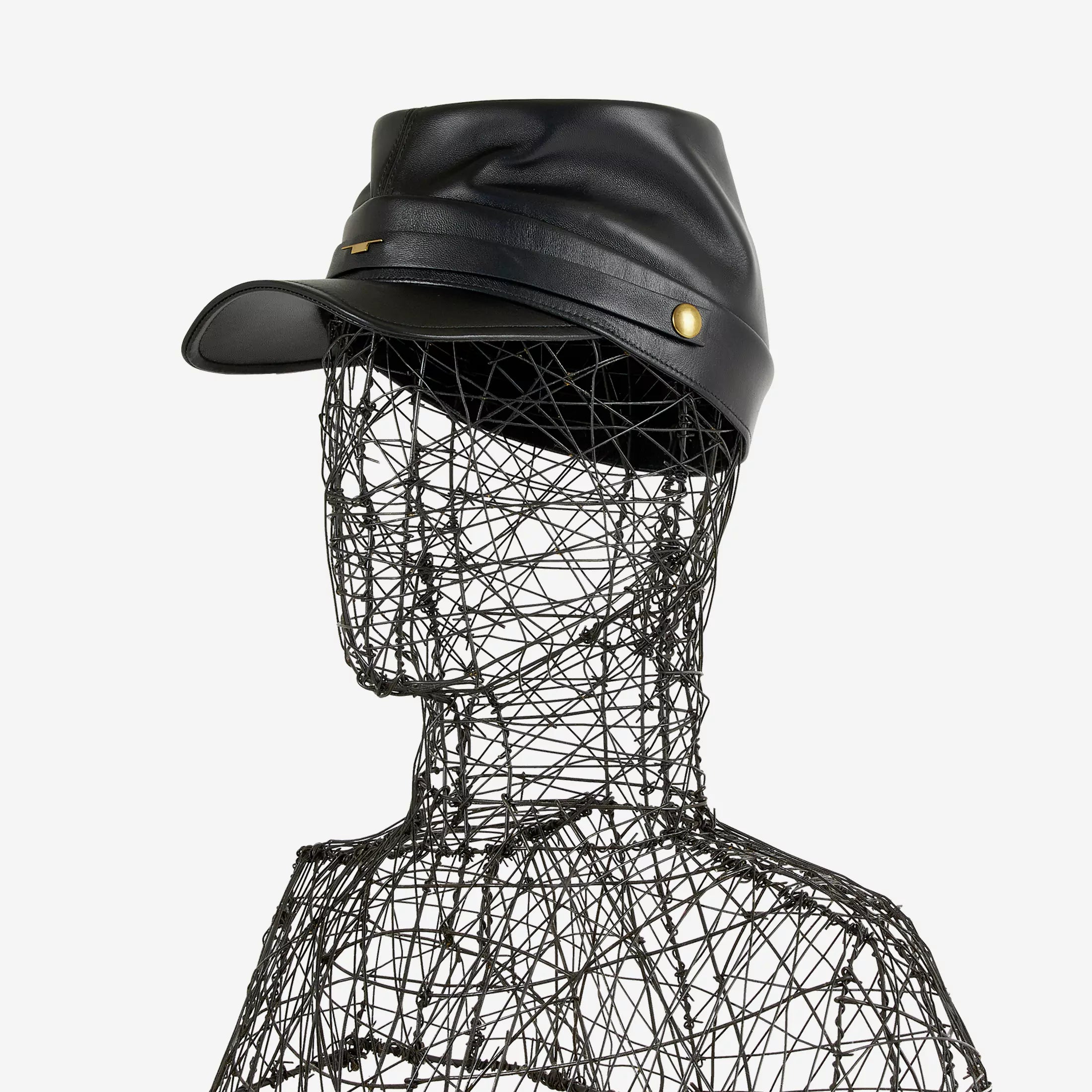 Hat - Kepi Hat Black | Axis – VIAMADEINITALY