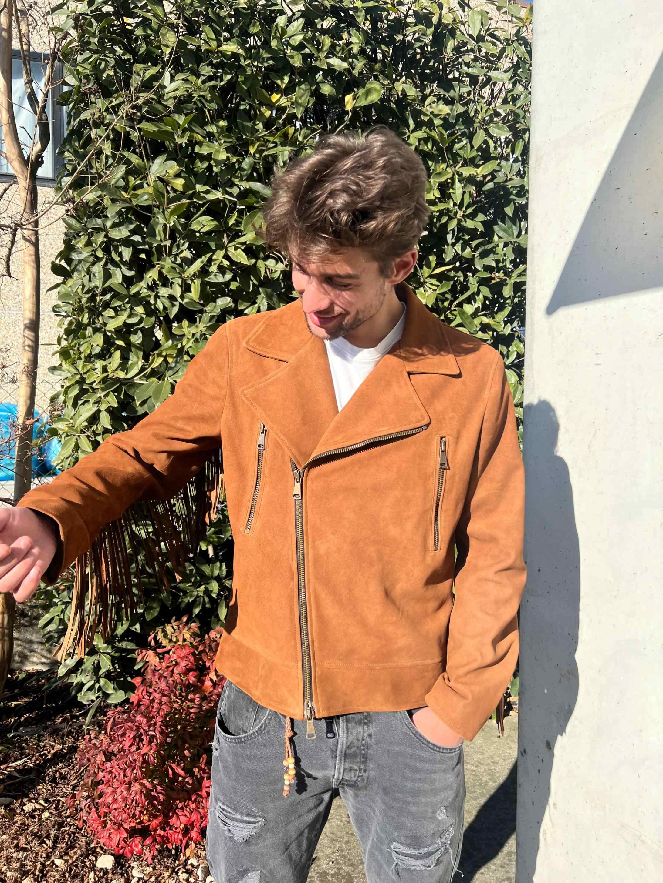Men's “Texas” Leather Jacket | ARIZONA 520 – VIAMADEINITALY